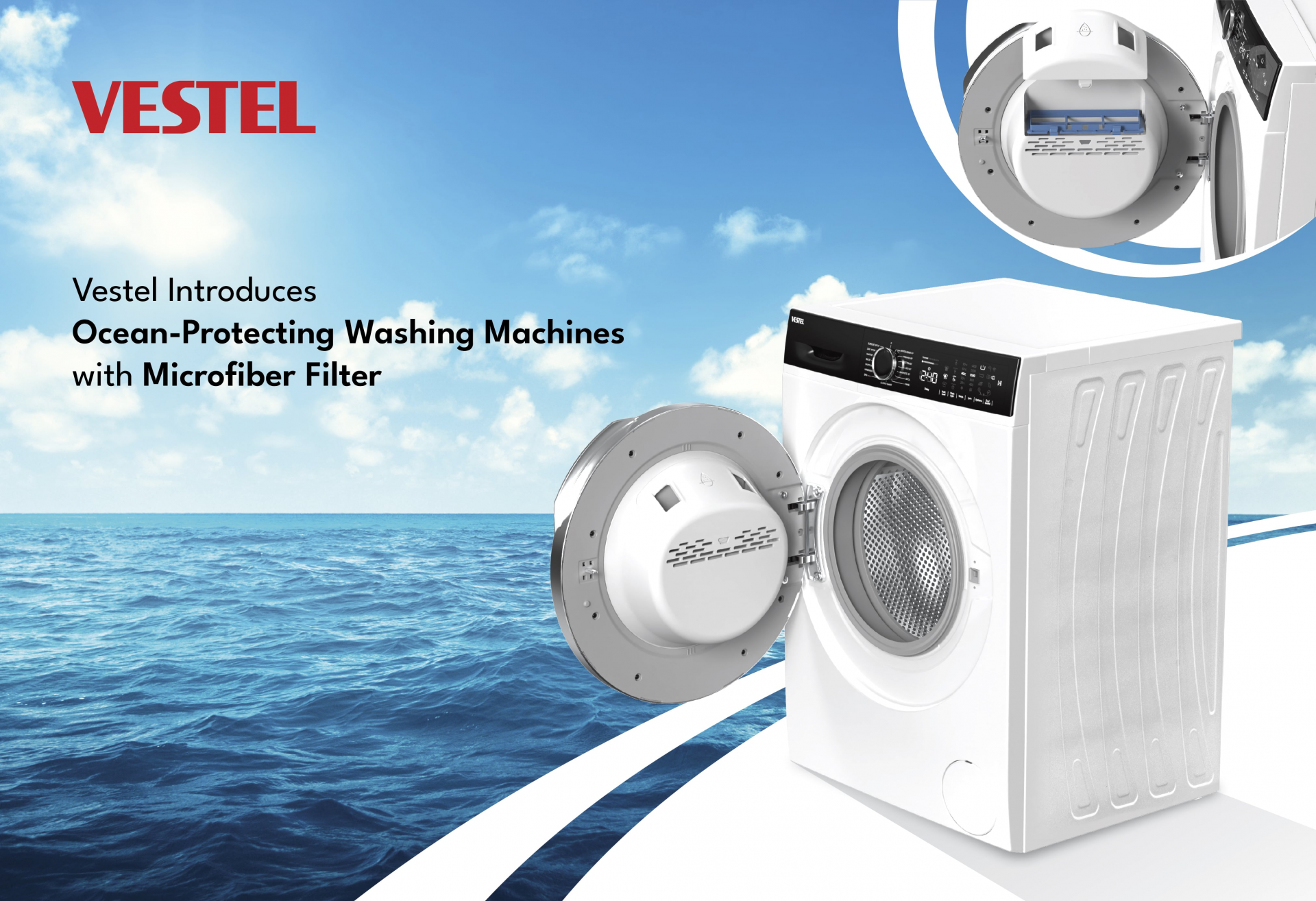 Vestel Launches Washing Machines with Microfiber Filter Technology for ...